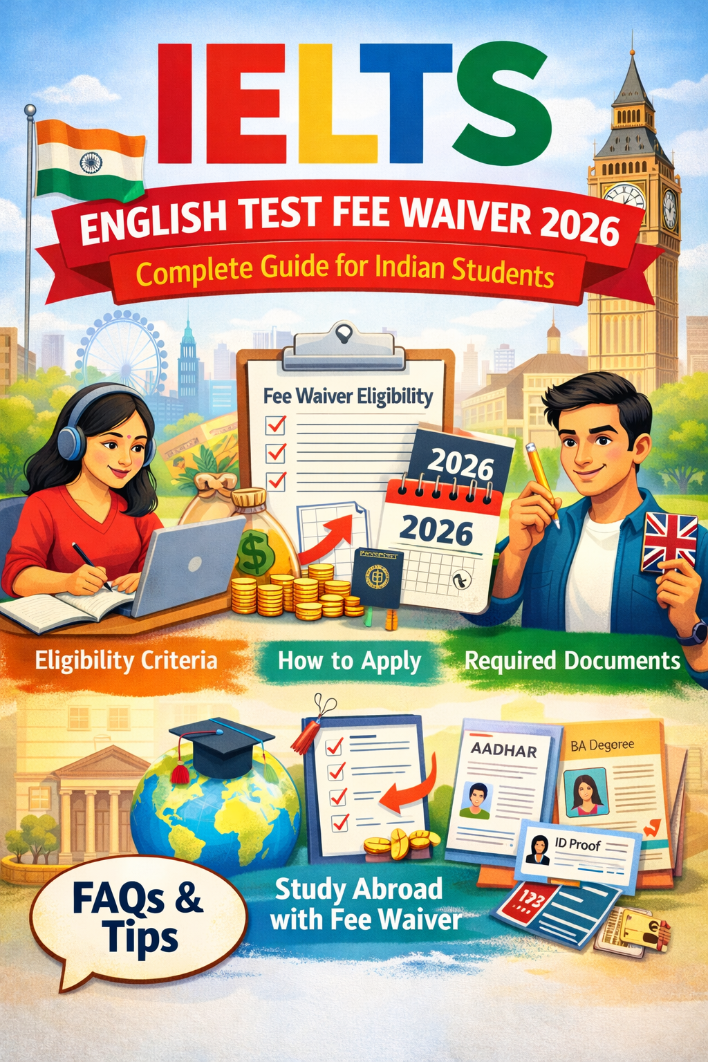 IELTS English Test Fee Waiver 2026: Complete Guide for Indian Students ...
